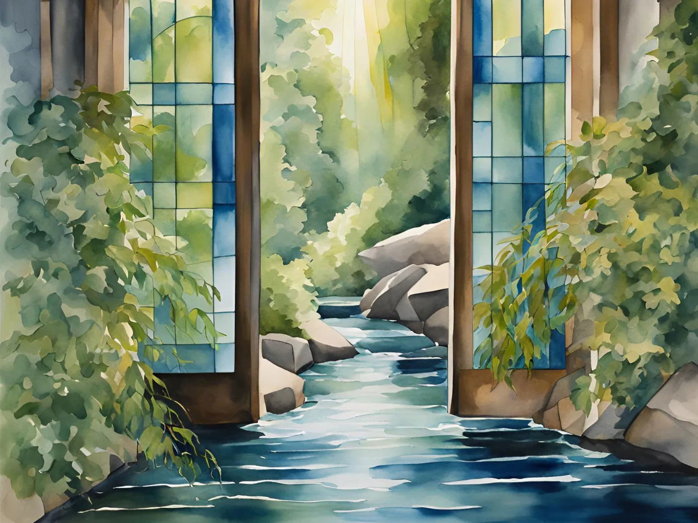 Explanation of Ezekiel 47: Deep Waters Flowing From The Temple - Bible