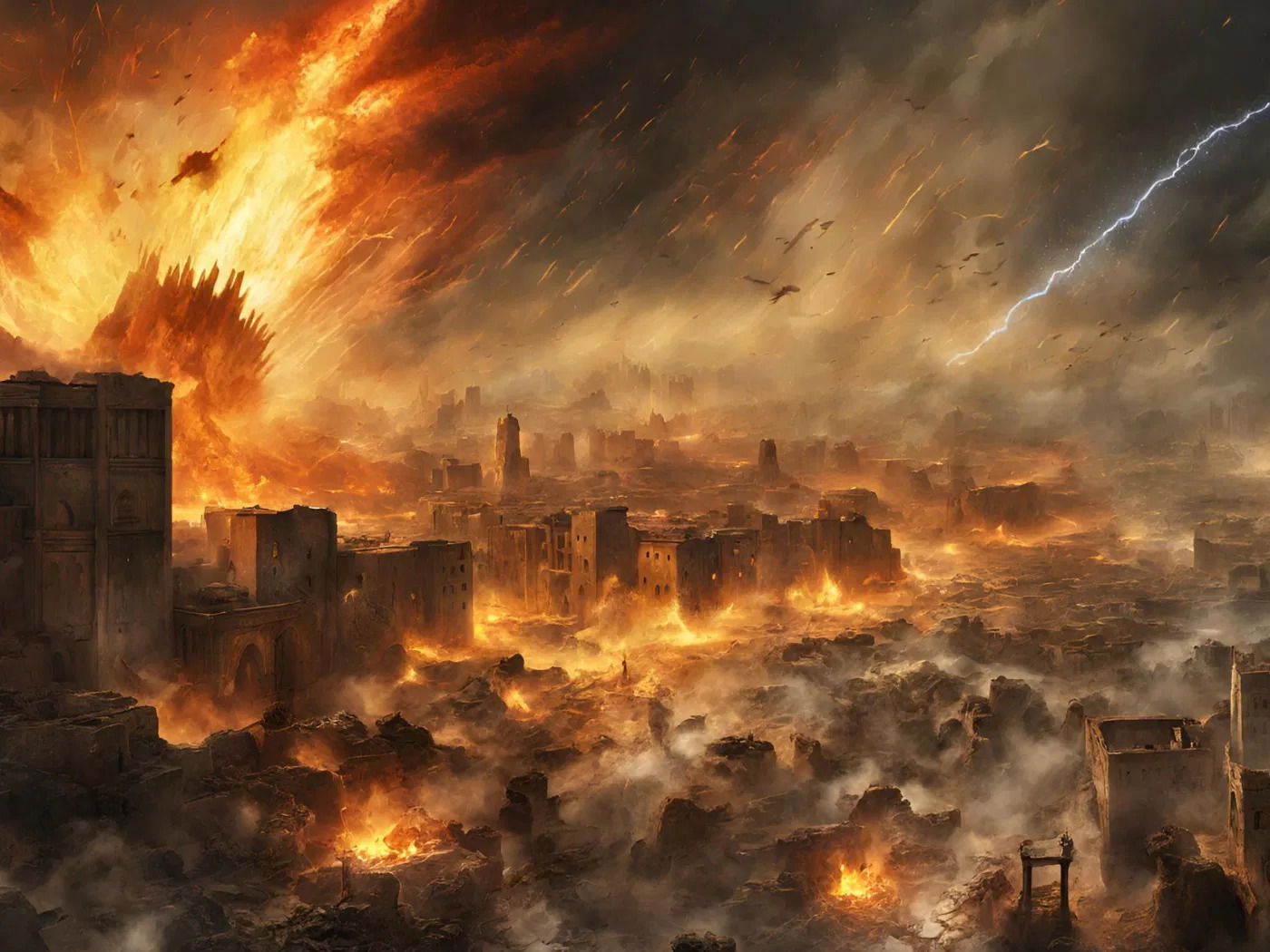 Sodom And Gomorrah: The Story of The Cities Destroyed By God - Bible