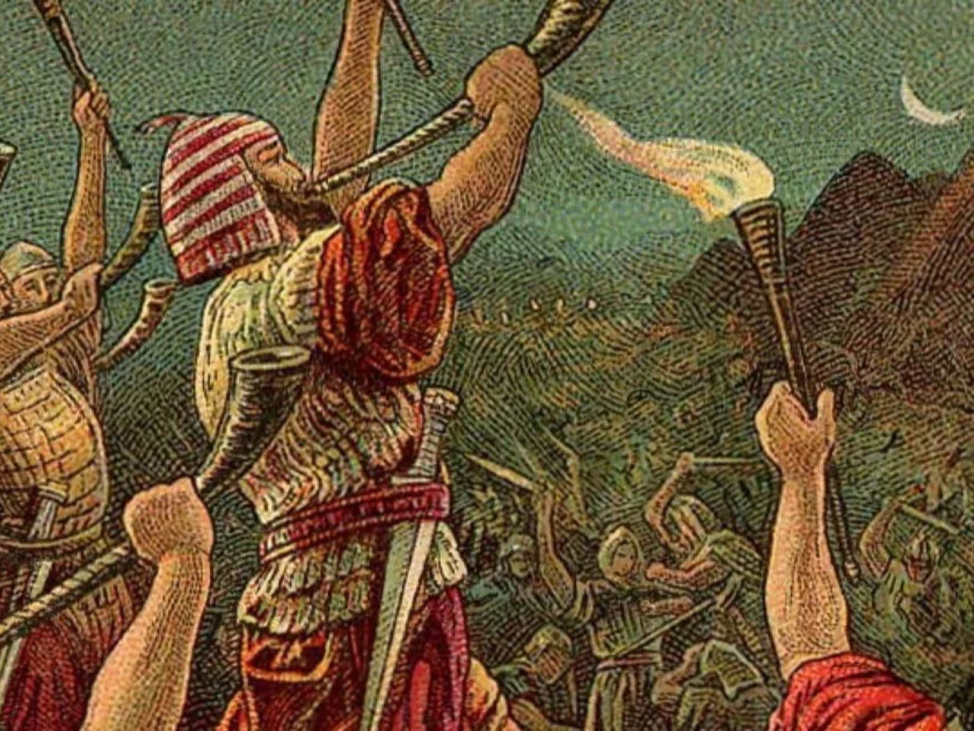 The Story of Gideon and His Army of 300 Men - Bible