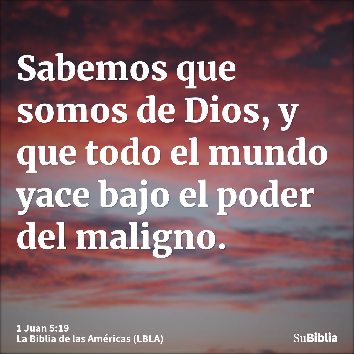 1 Juan 5 19 Biblia