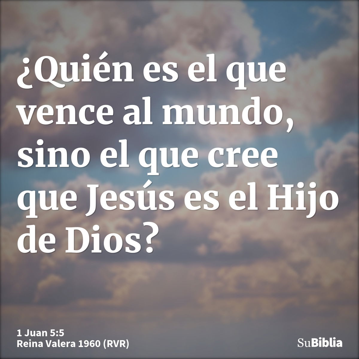 1 Juan 5 5 Biblia