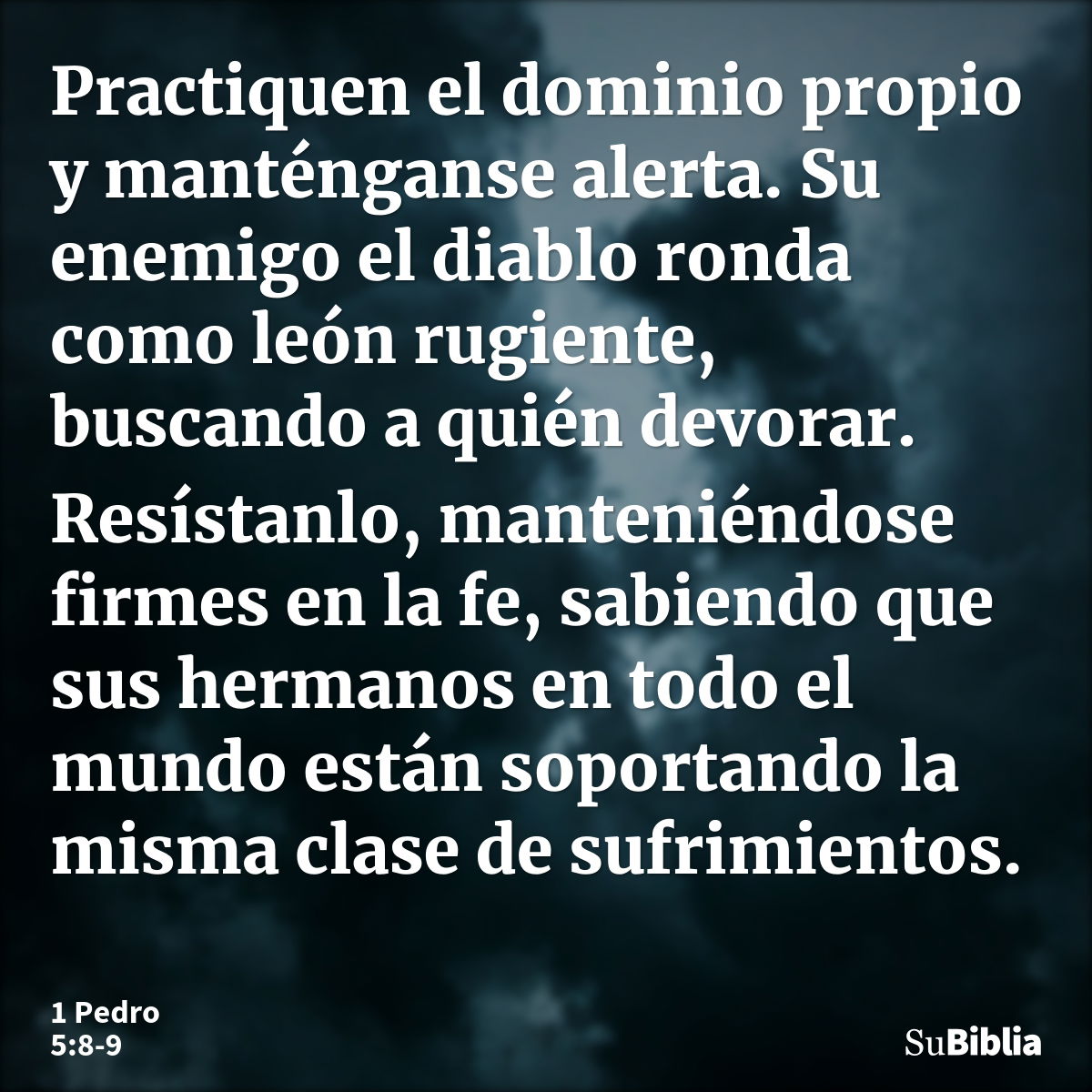 1 Pedro 5 8 9 Biblia 1 Pedro 5 8 9 Biblia