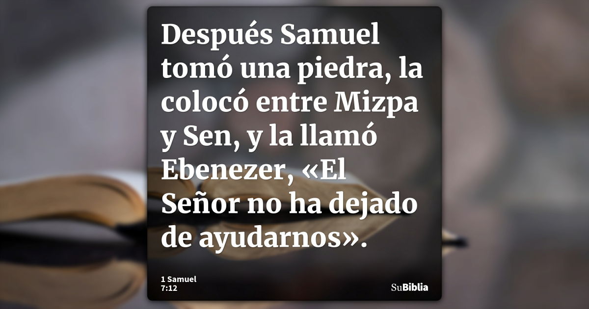 1 Samuel 7:12 - Biblia