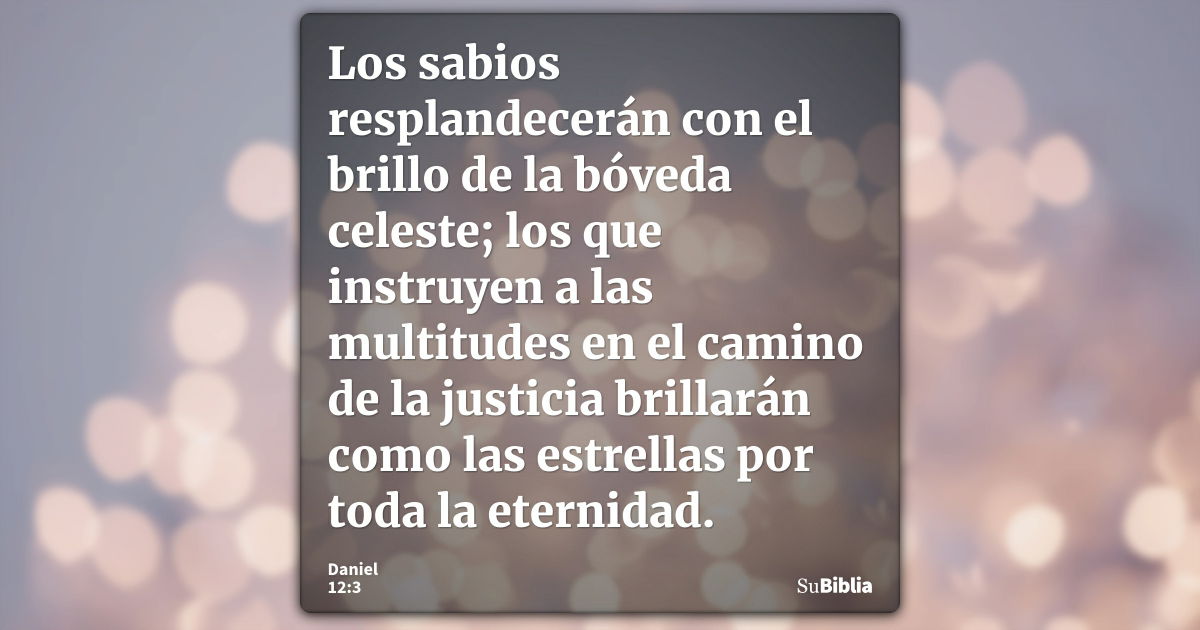 Daniel 12:3 - Biblia