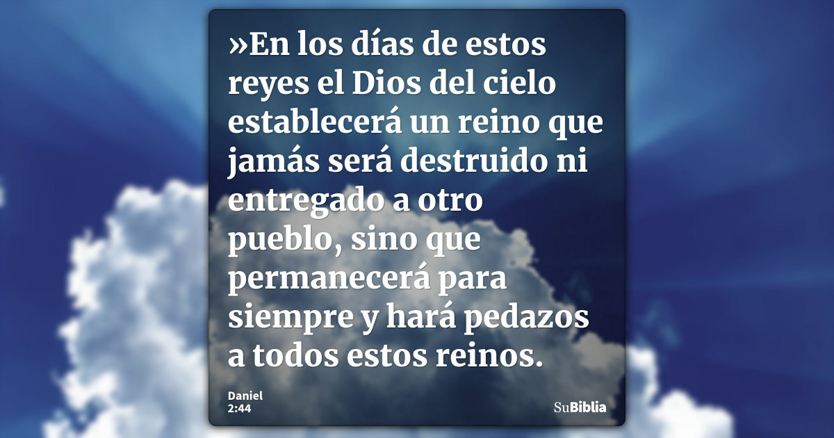 Daniel 2:44 - Biblia