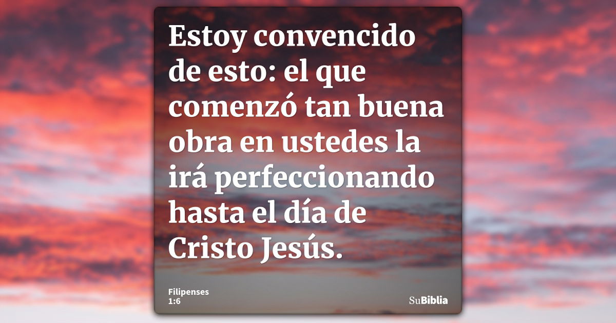 Filipenses 1:6 - Biblia