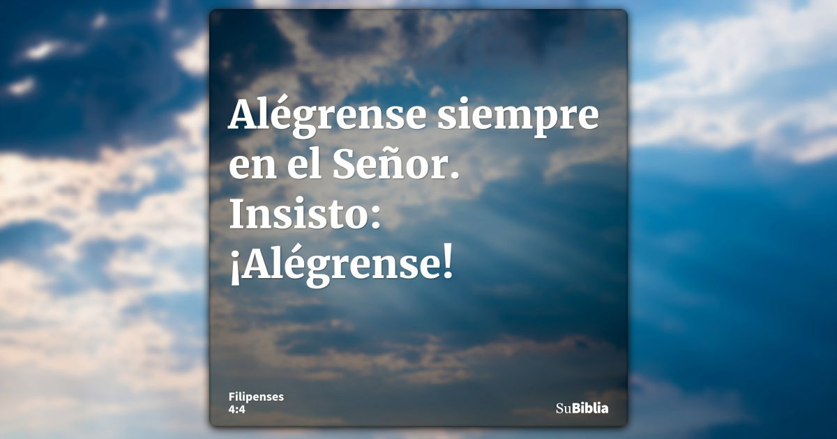 Filipenses 4:4 - Biblia