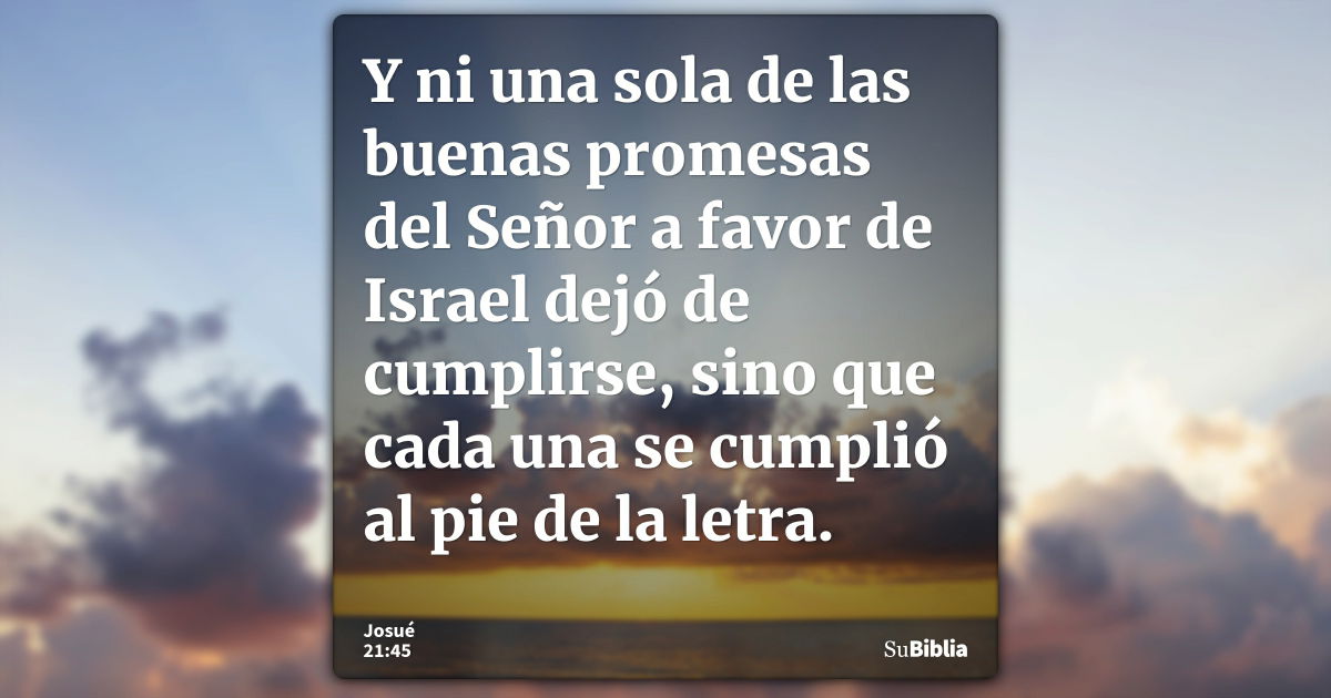 Josué 21 45 Explicação - RETOEDU