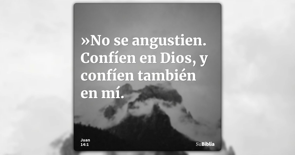 Juan 14:1 - Biblia