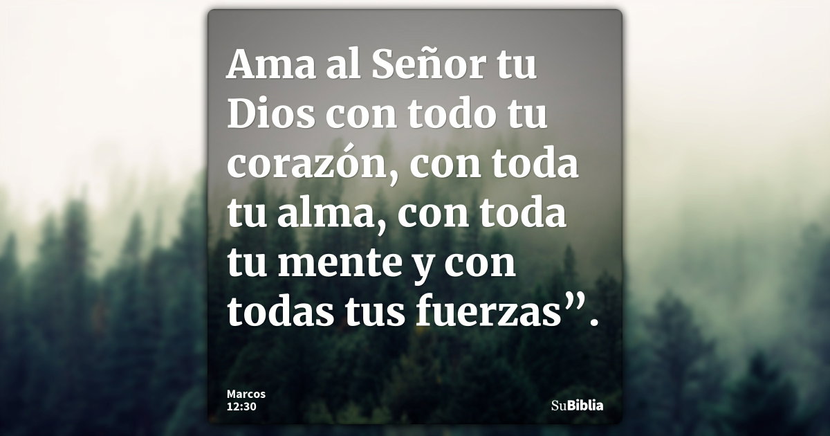 Marcos 12:30 - Biblia
