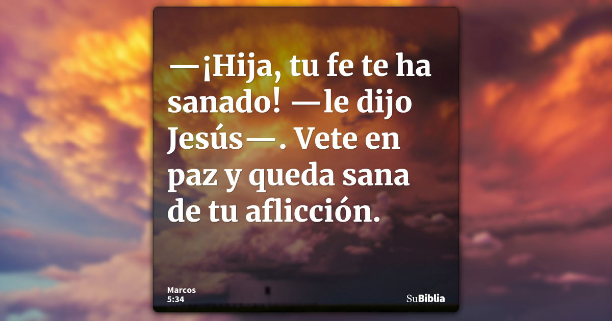 Marcos 5:34 - Biblia