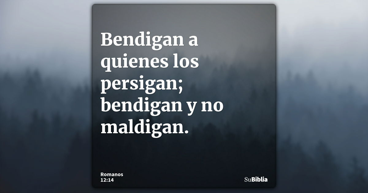 Romanos 12:14 - Biblia