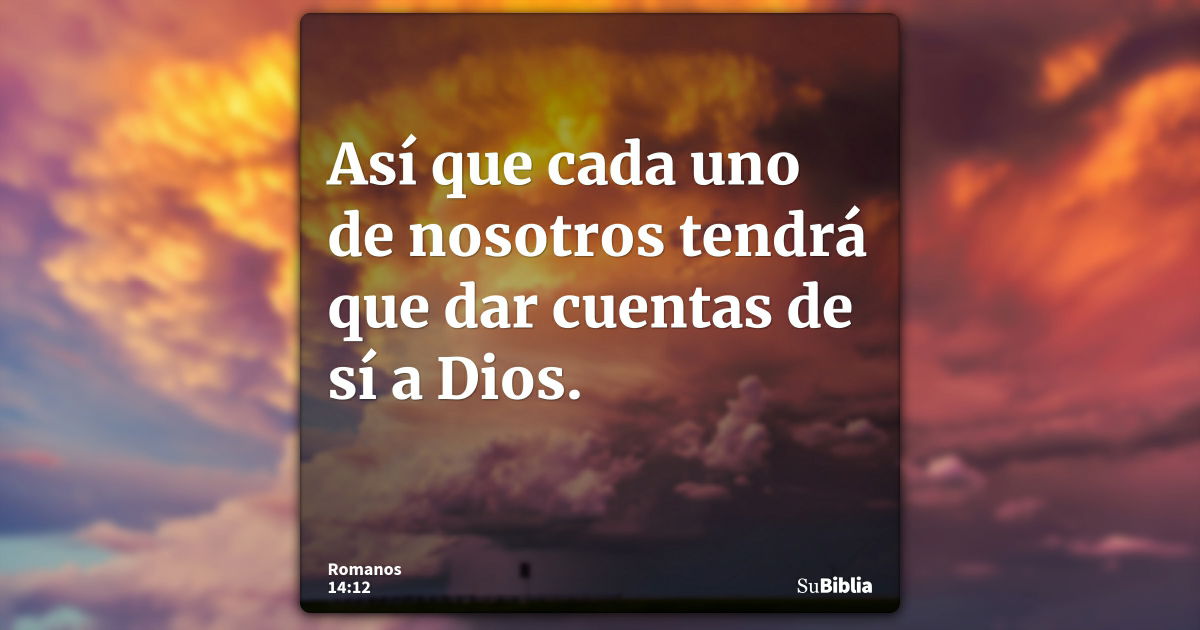 Romanos 14:12 - Biblia