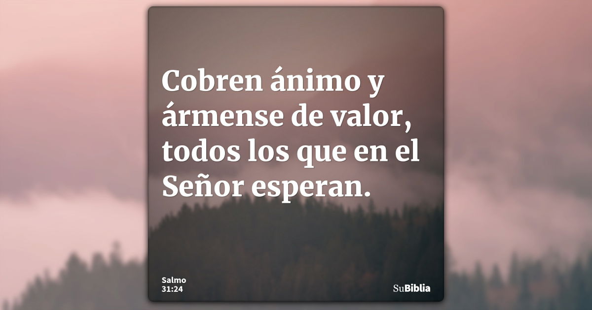 Salmo 31:24 - Biblia