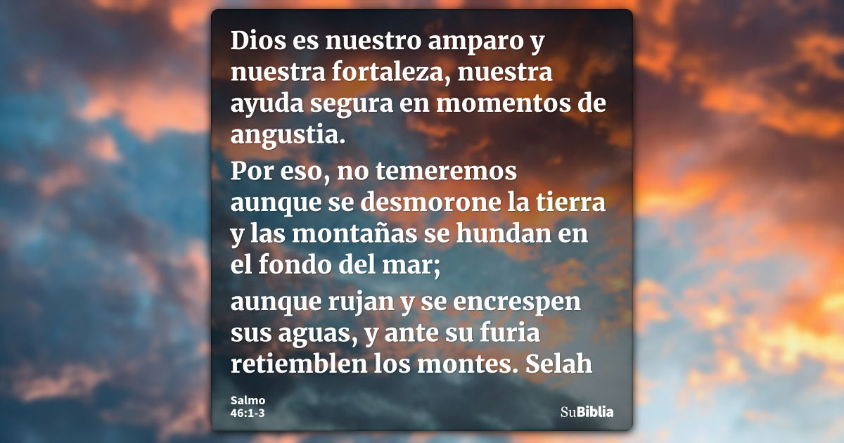Salmo 46:1-3 - Biblia