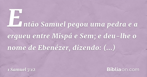 1 Samuel 7:12 - Bíblia
