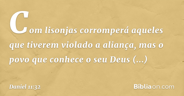 Daniel 11:32 - Bíblia
