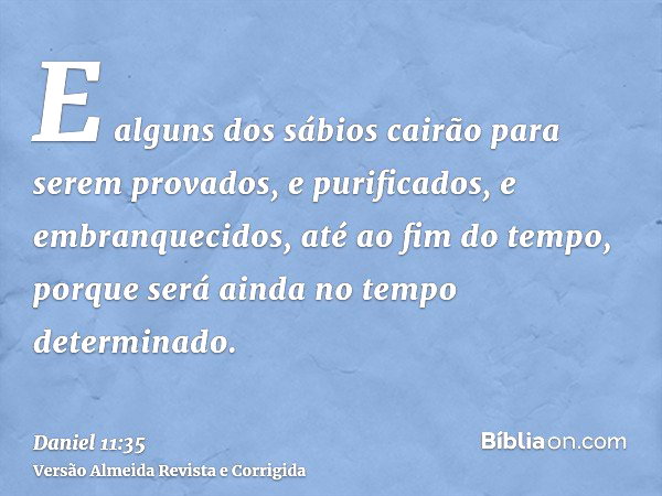 Daniel 11:35 - Bíblia