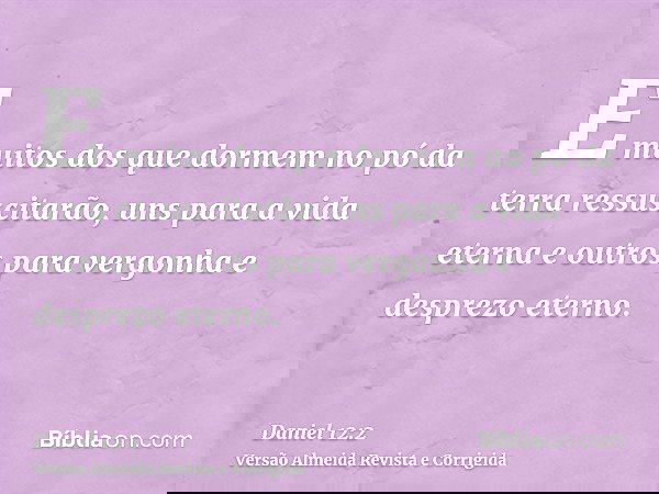 Daniel 12:2 - Bíblia