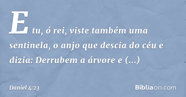 Daniel 4:23 - Bíblia