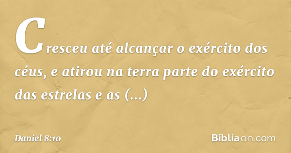 Daniel 8:10 - Bíblia