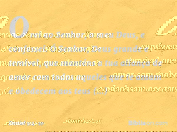 Daniel 9:4-10 - Bíblia