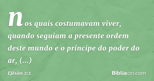 Efésios 2:2 - Bíblia