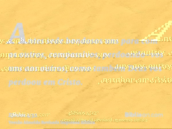 Efésios 4:32 - Bíblia