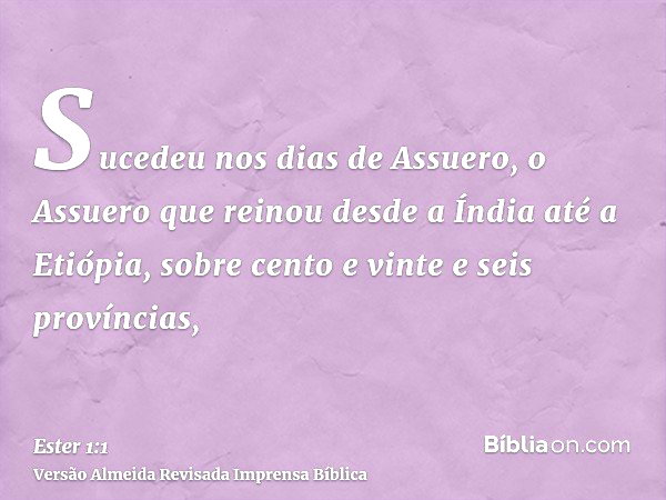 Ester 1:1 - Bíblia