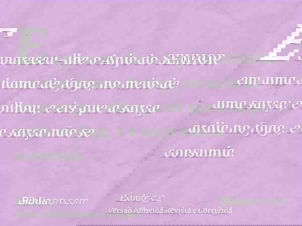 Êxodo 3:2 - Bíblia