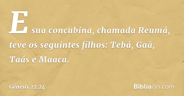 Gênesis 22:24 - Bíblia