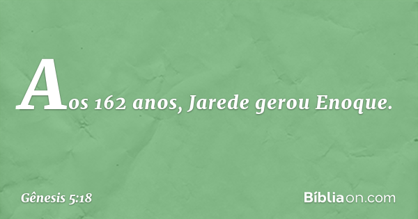 Gênesis 5:18 - Bíblia
