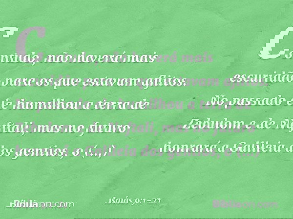 Isaías 9:1-21 - Bíblia