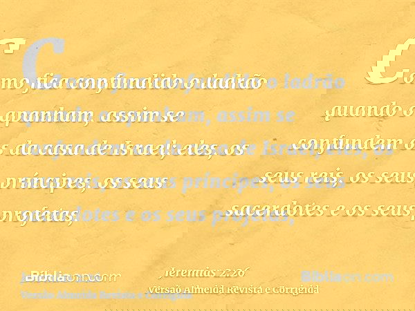 Jeremias 2:26 - Bíblia