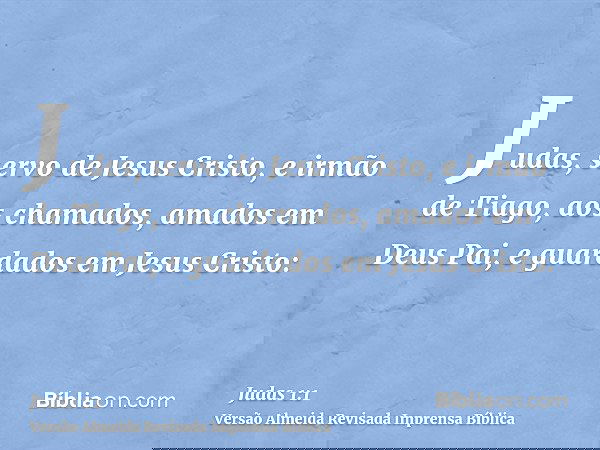 Judas 1:1 - Bíblia
