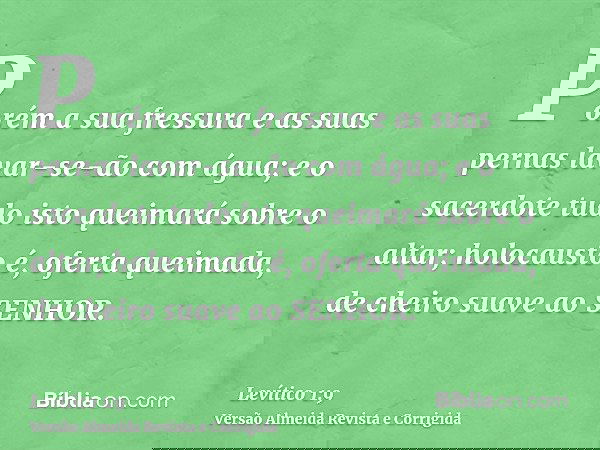 Levítico 1:9 - Bíblia