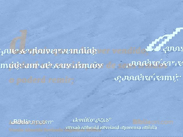 Levítico 25:48 - Bíblia