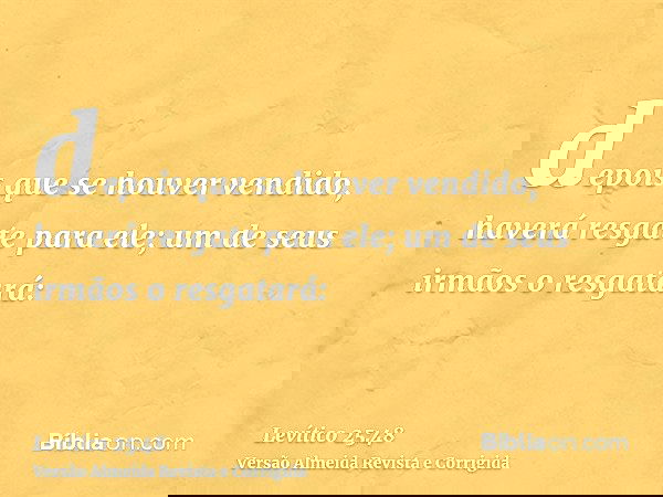 Levítico 25:48 - Bíblia