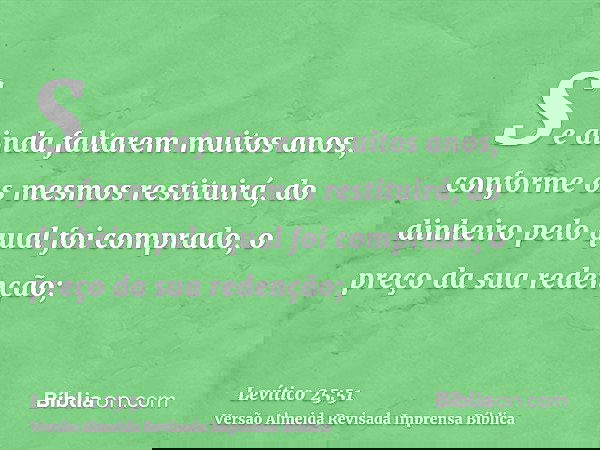 Levítico 25:51 - Bíblia