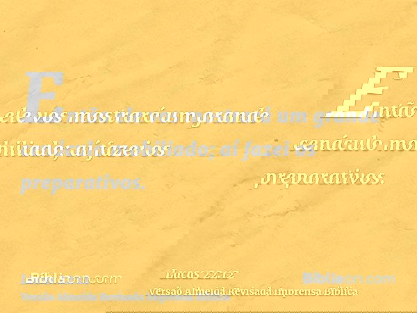 Lucas 22:12 - Bíblia