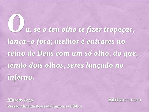 Marcos 9:47 - Bíblia