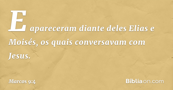 Marcos 9:4 - Bíblia