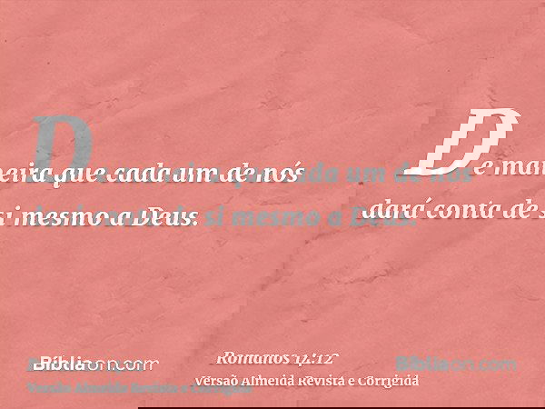 Romanos 14:12 - Bíblia