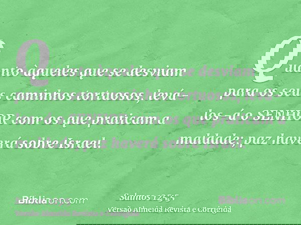 Salmo 125:5 - Bíblia