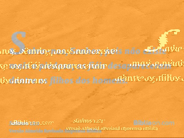 Salmo 12:1 - Bíblia