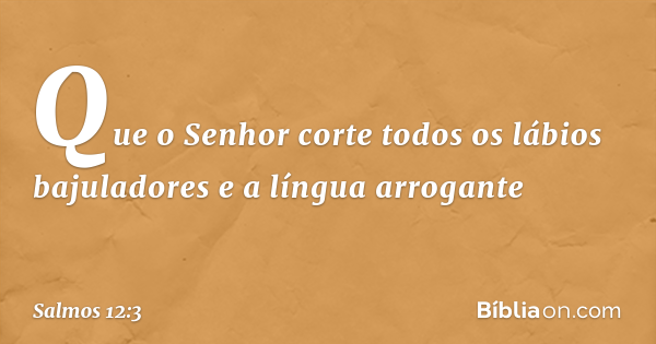 Salmo 12:3 - Bíblia