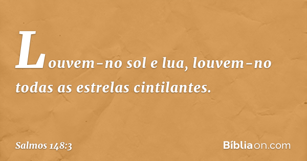 Salmo 148:3 - Bíblia