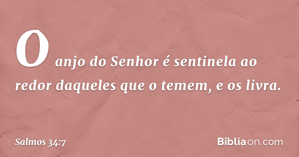 Salmo 34:7 - Bíblia