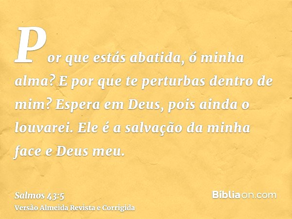 Salmo 43:5 - Bíblia