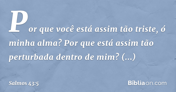 Salmo 43:5 - Bíblia